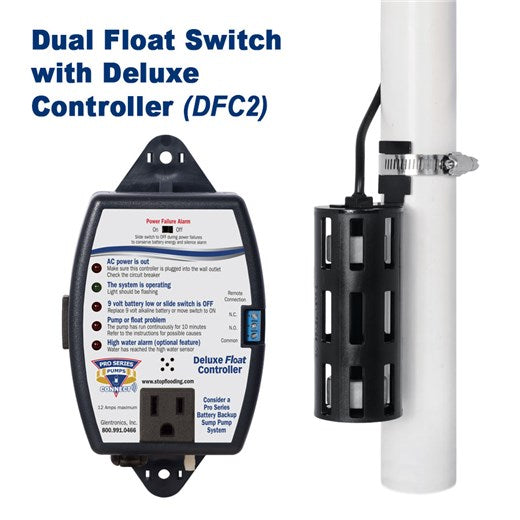 Pro-Series Deluxe Dual Float Switch (DFC2) — Pro-Line Basement Supply